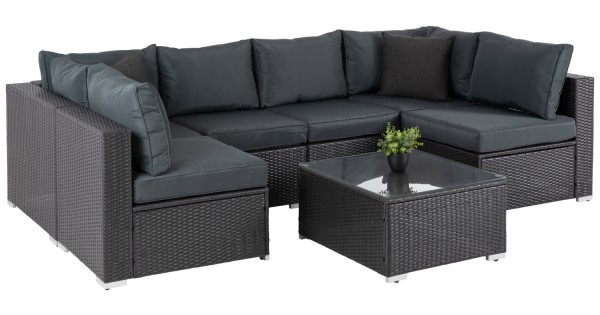 ΠΟΛΥΜΟΡΦΙΚΟ ΣΕΤ ΣΑΛΟΝΙ 7TMX GREN HM6091 ΣΥΝΘ.RATTAN ΑΝΘΡΑΚΙ-ΓΥΑΛΙ ΑΣΦΑΛΕΙΑΣ